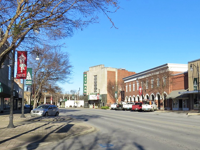 Winter brings a special charm to Broad Street, where holiday decorations transform the historic downtown into a Hallmark movie waiting to happen.