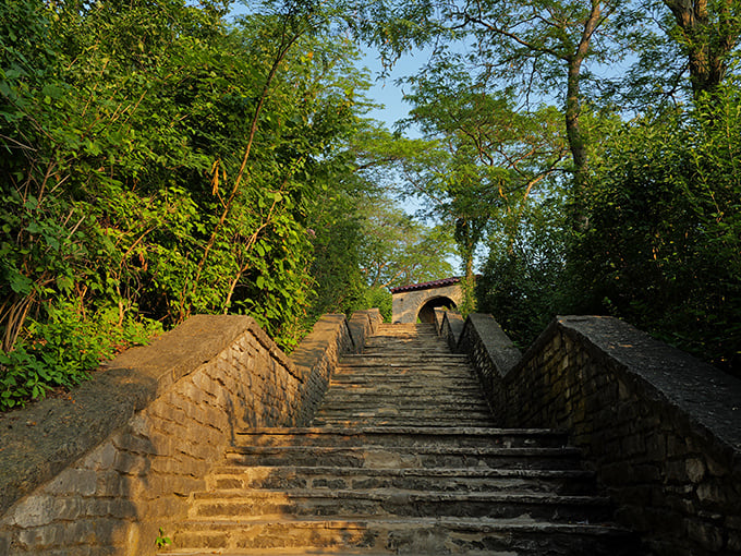 These historic stone steps have witnessed decades of excited children racing down to the water and adults taking a more dignified pace&mdash;usually hiding the same excitement.