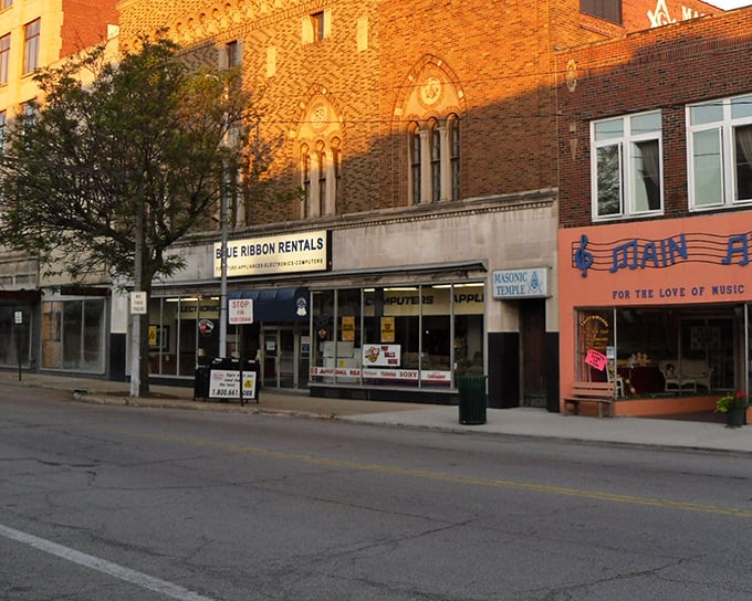 Ashtabula's historic downtown maintains that unhurried pace where parking meters feel almost quaint and completely unnecessary.