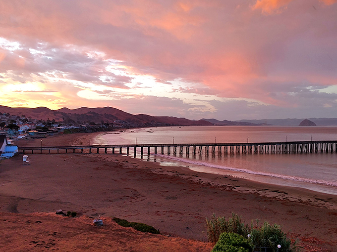 Cayucos' historic water towers stand like sentinels from another era, keeping watch over this sleepy beach town.