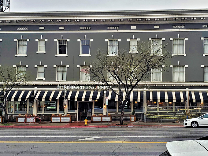 Christopher's Prime occupies historic digs with contemporary class. Those awnings have sheltered countless celebration dinners and first dates.