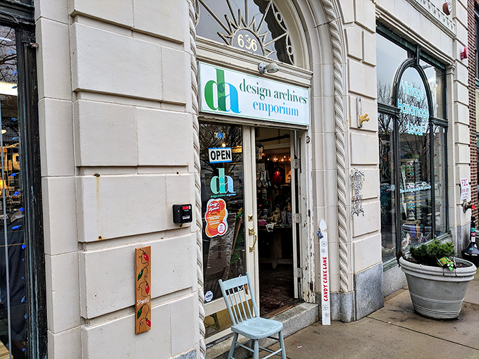 This historic Winston-Salem building's ornate architecture makes thrift shopping feel like browsing through a European antique boutique. 