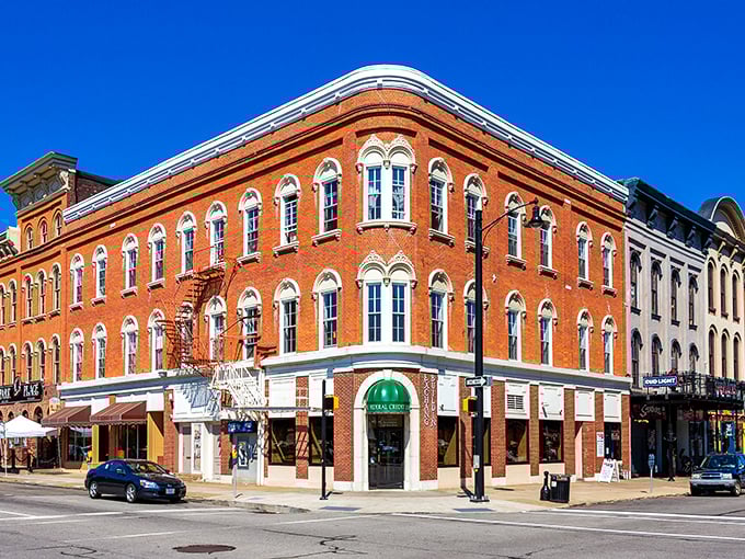 Erie's downtown combines historic charm with modern functionality. That gorgeous stone building on the corner looks like it belongs in a movie about small-town America.