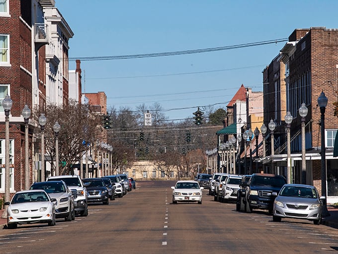 Greenwood's brick architecture stands as a testament to Delta history, offering affordable living with a side of cultural richness.