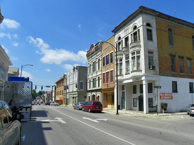 Hopkinsville's historic buildings stand shoulder to shoulder, a united front of affordability in a world of skyrocketing costs.