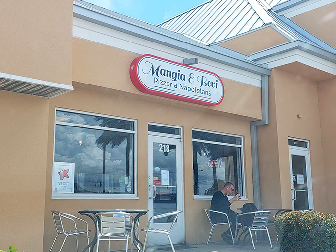 Mangia & Bevi's unassuming exterior is the culinary equivalent of Clark Kent&mdash;hiding superhero-level Neapolitan pizza powers inside.