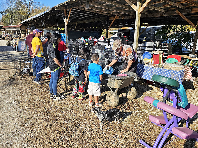 At Mississippi Flea Market, even the youngest treasure hunters discover the thrill of finding that perfect item.