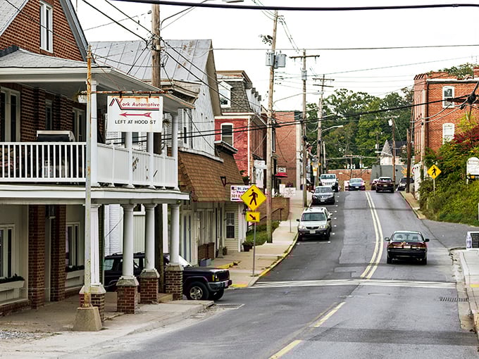 Mount Airy's Main Street delivers classic small-town America without breaking the bank. Those awnings have sheltered generations of neighborly conversations.