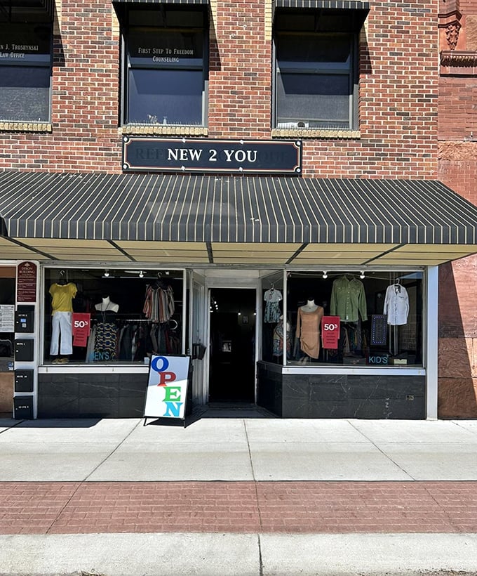 New 2 You's historic brick building houses modern bargains. Small-town thrifting with big-city selection in charming North Platte.