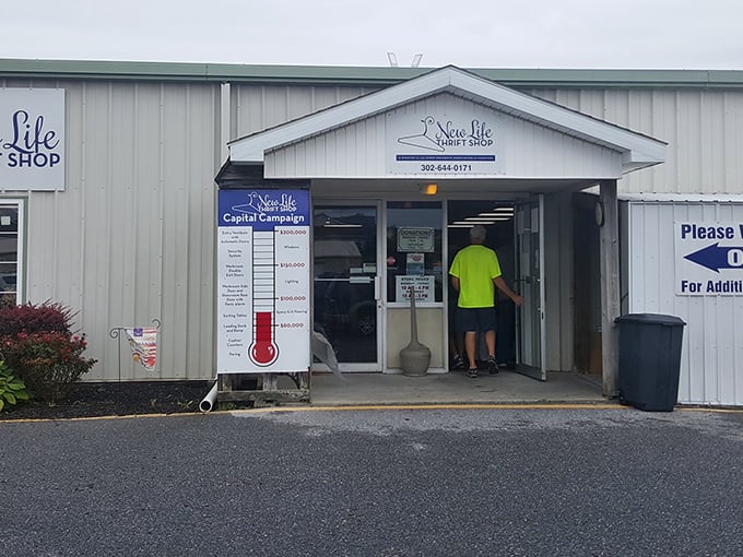 New Life's humble exterior belies the wonderland of second-hand treasures waiting just beyond those doors.