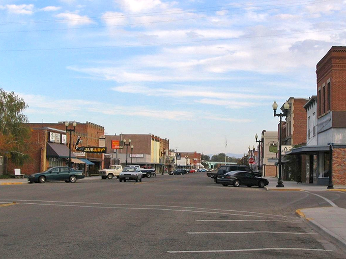Payette's post office serves as more than a mail hub—it's where neighbors catch up while running errands downtown.