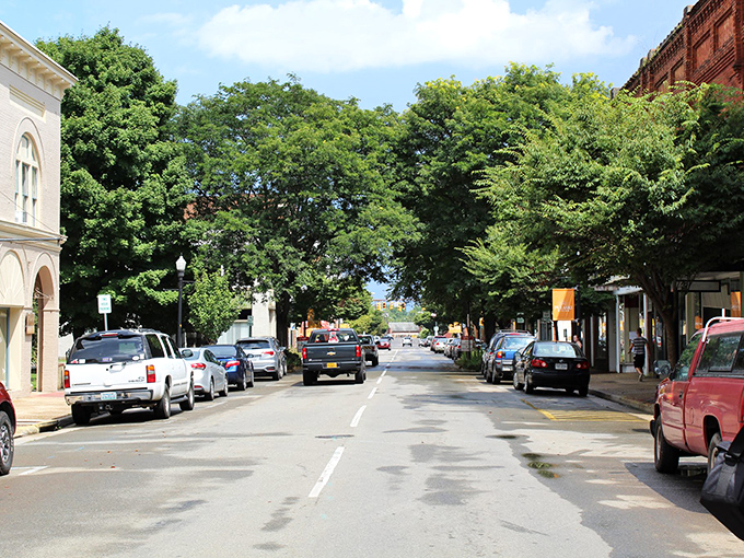 Pulaski's Main Street offers a glimpse into small-town life where your dollar stretches and neighbors still say hello.