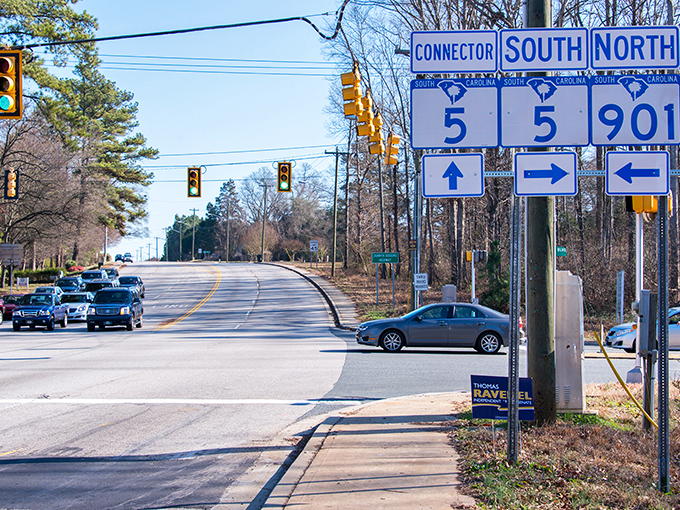 Rock Hill's tree-lined streets and highway connections offer small-town charm with big-city access. Your Social Security check approves!