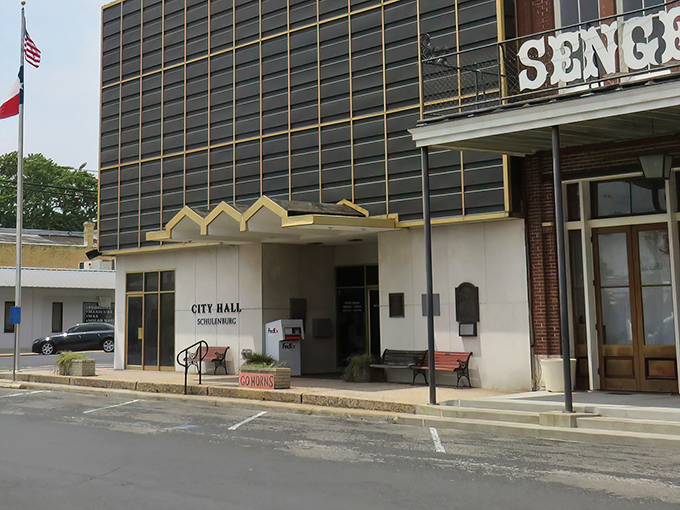 Schulenburg's Main Street preserves small-town America like a Norman Rockwell painting come alive.