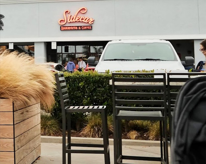 Sidecar's sleek storefront doesn't need to shout. The donuts inside do all the talking.