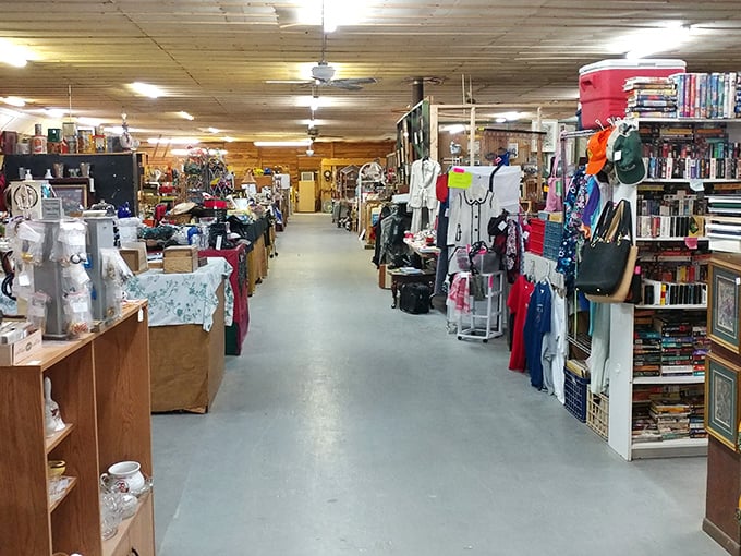 Books, puzzles, and games galore! This corner of Southern Kentucky Flea Market promises rainy day entertainment for generations.