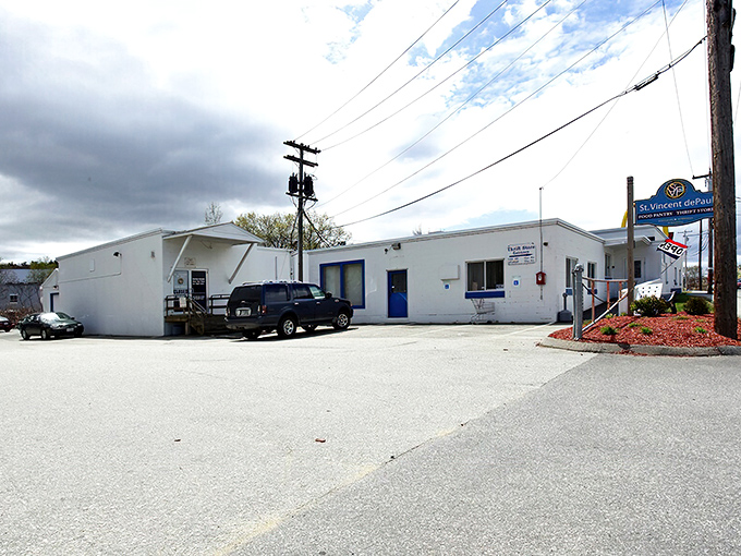The simple white building of St. Vincent De Paul belies the labyrinth of treasures waiting inside for dedicated thrift explorers.