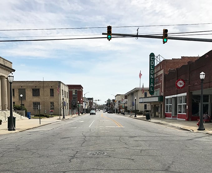 Tarboro's stately government building rises like a Southern belle in her finest dress, all grace and dignity. 