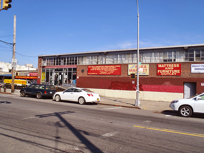 Queens' indoor treasure cave. Today Flea Market's unassuming exterior hides a wonderland of odds and ends waiting for their second chance.