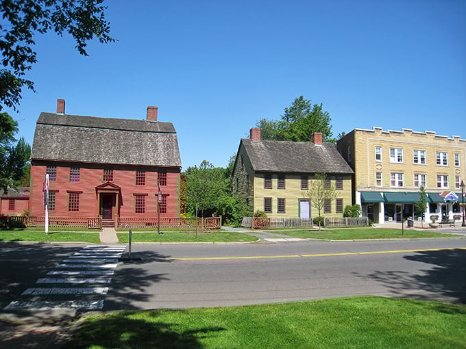 Colonial homes line Wethersfield's historic district, where walking tours cost nothing but offer priceless glimpses into America's past.