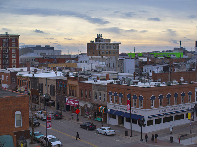 A bird's eye view of Ames reveals a patchwork of affordable neighborhoods. Your Social Security check just found its forever home!