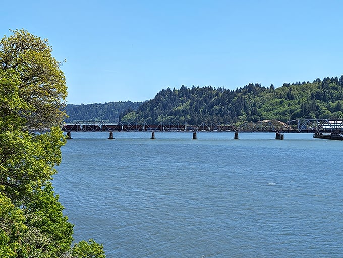 Where river meets sky in a panorama that makes postcards seem like rough drafts.