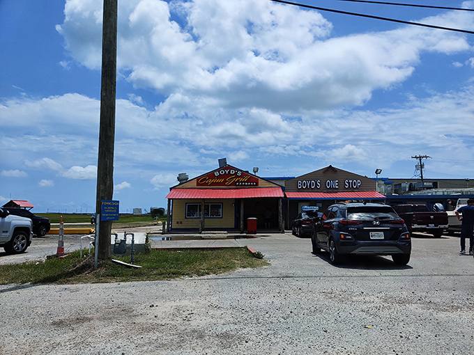 Don't judge this book by its cover! Boyd's One Stop might look simple, but those Cajun spices inside will transport you straight to the bayou.