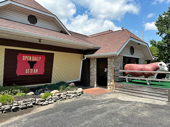 Bynum's doesn't need fancy frills when they're busy perfecting what matters: steaks that make you close your eyes in silent appreciation.