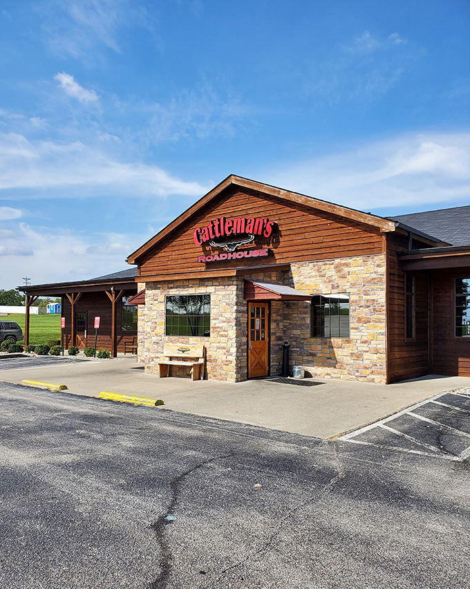 Rustic roadhouse vibes that'll transport you faster than a Bonanza rerun to beef heaven. 