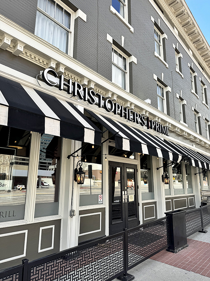 Downtown elegance with a side of sizzle. Christopher's gray exterior hides colorful flavor experiences that locals have treasured for years.