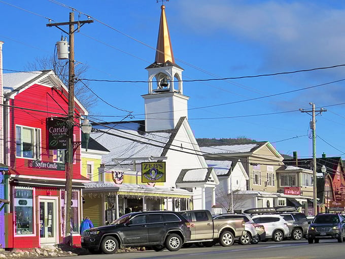 The White Mountains create a stunning backdrop for Conway, where Social Security checks stretch further than you might expect.