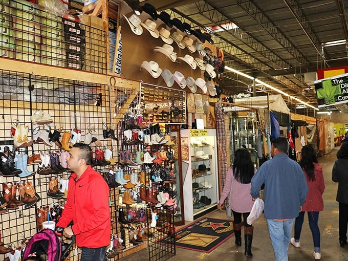 Inside Cooks, vendor booths create a maze of possibility and potential. Each turn might reveal that perfect something you didn't know you needed!
