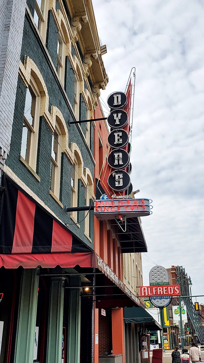 Dyer's Burgers: Beale Street's historic brick buildings house many treasures, but this burger institution might be the most delicious.