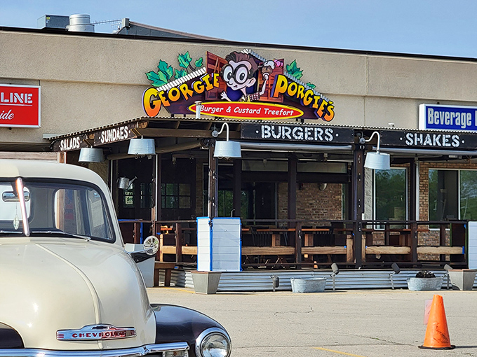 That playful treehouse vibe at Georgie Porgie's isn't just decor&mdash;it's permission to feel like a kid again, one spoonful at a time.