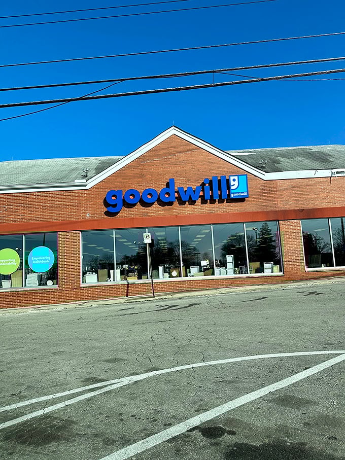 The modest exterior of this Goodwill belies the wonderland within. Like a speakeasy for bargain hunters, you need to know what treasures await.