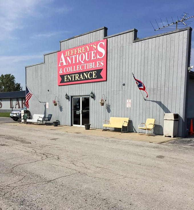 The blue exterior might be understated, but the collection inside Jeffrey's is anything but ordinary.