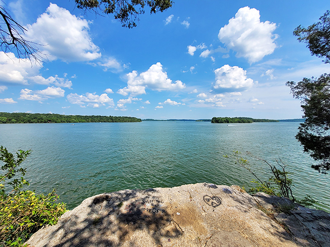 That wooden pier stretches toward adventure at Long Hunter State Park. Weekend goals in one perfect image.