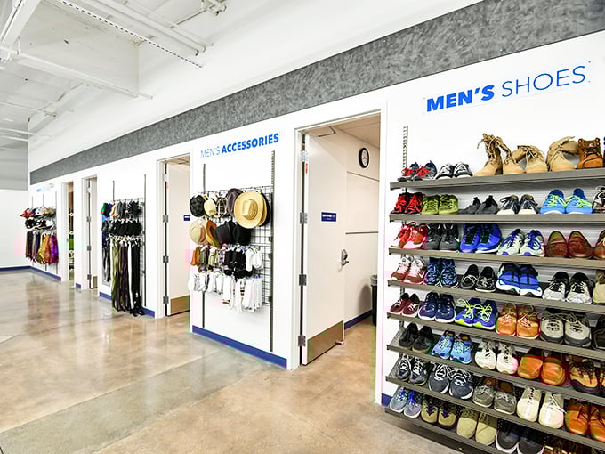 Systematic organization and clear signage turn what could be chaos into a surprisingly pleasant shopping experience.