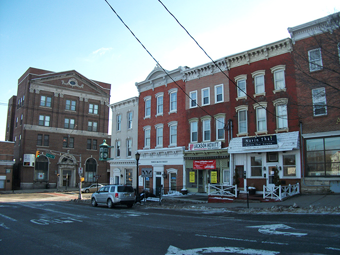 Newton's bustling commercial district offers everyday conveniences while keeping housing costs surprisingly reasonable.