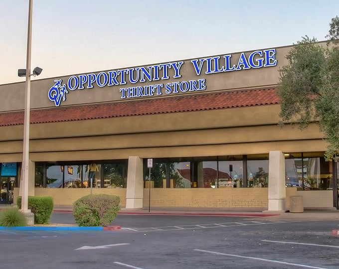 Shopping with purpose! Opportunity Village Thrift Store turns your treasure hunting into meaningful community support.