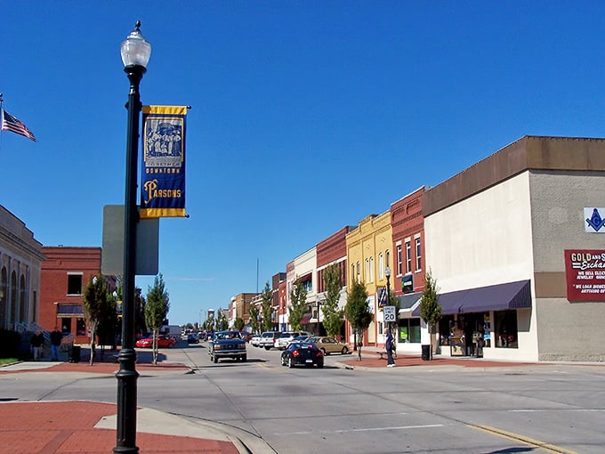 The historic downtown of Parsons proves that affordable living doesn't mean sacrificing character or healthcare access.