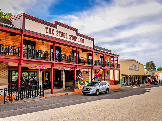 Wine tasting rooms and small shops line Patagonia's streets, where the pace is as refreshing as the mountain air.