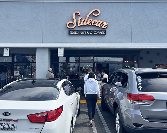 Clean lines, elegant signage, and donuts that would make your grandmother weep with joy.