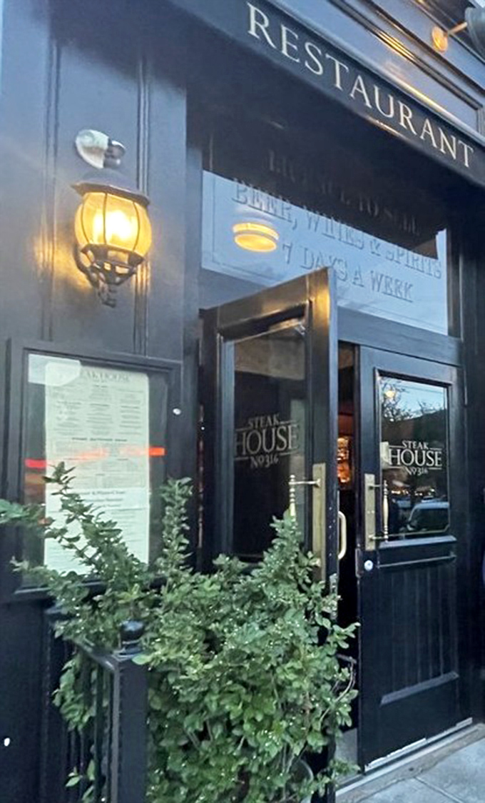 Behind these elegant doors lies a world where steak is treated with the reverence usually reserved for fine art.