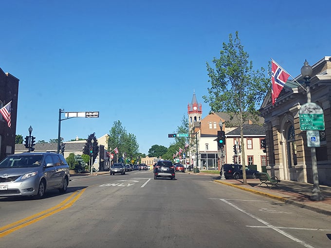 The wide streets of Stoughton were clearly designed before we all needed parking for our SUVs the size of small apartments.
