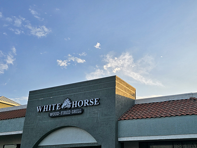 Modern on the outside, smoky magic on the inside - proof that great grilling transcends architectural styles. 