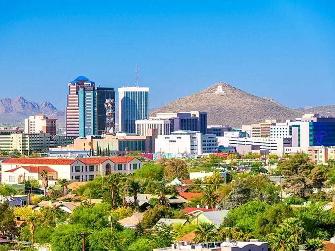 The blend of historic architecture and modern living in downtown Tucson creates a vibe that's both timeless and surprisingly affordable.