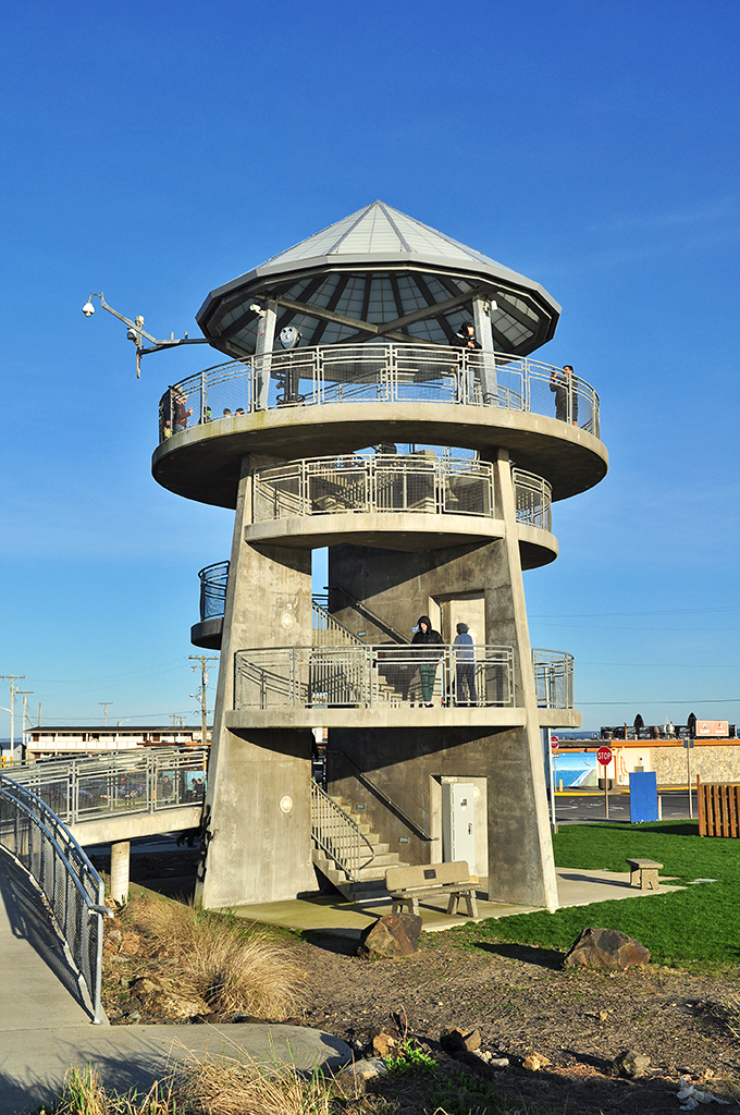 The observation tower in Westport offers panoramic ocean views that elsewhere would cost a fortune in real estate.