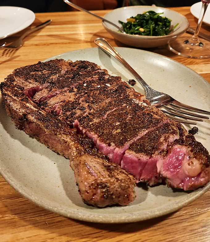 This Kansas City strip demonstrates why some steaks deserve their own spotlight and standing ovation moment.