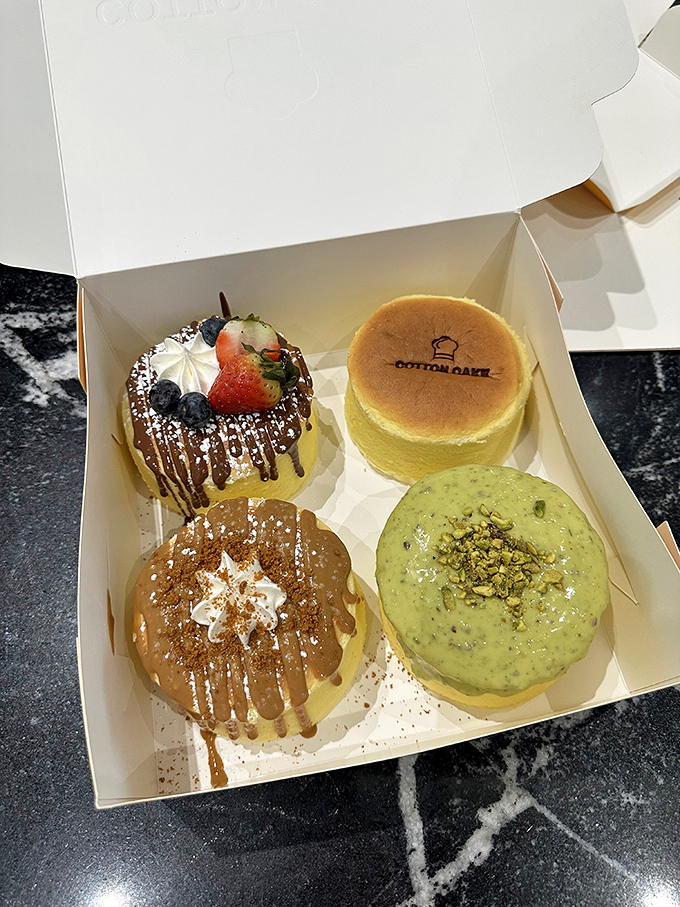 The dessert equivalent of a Swiss Army knife&mdash;four distinct cheesecake personalities in one box, solving the eternal dilemma of "which flavor should I choose?"